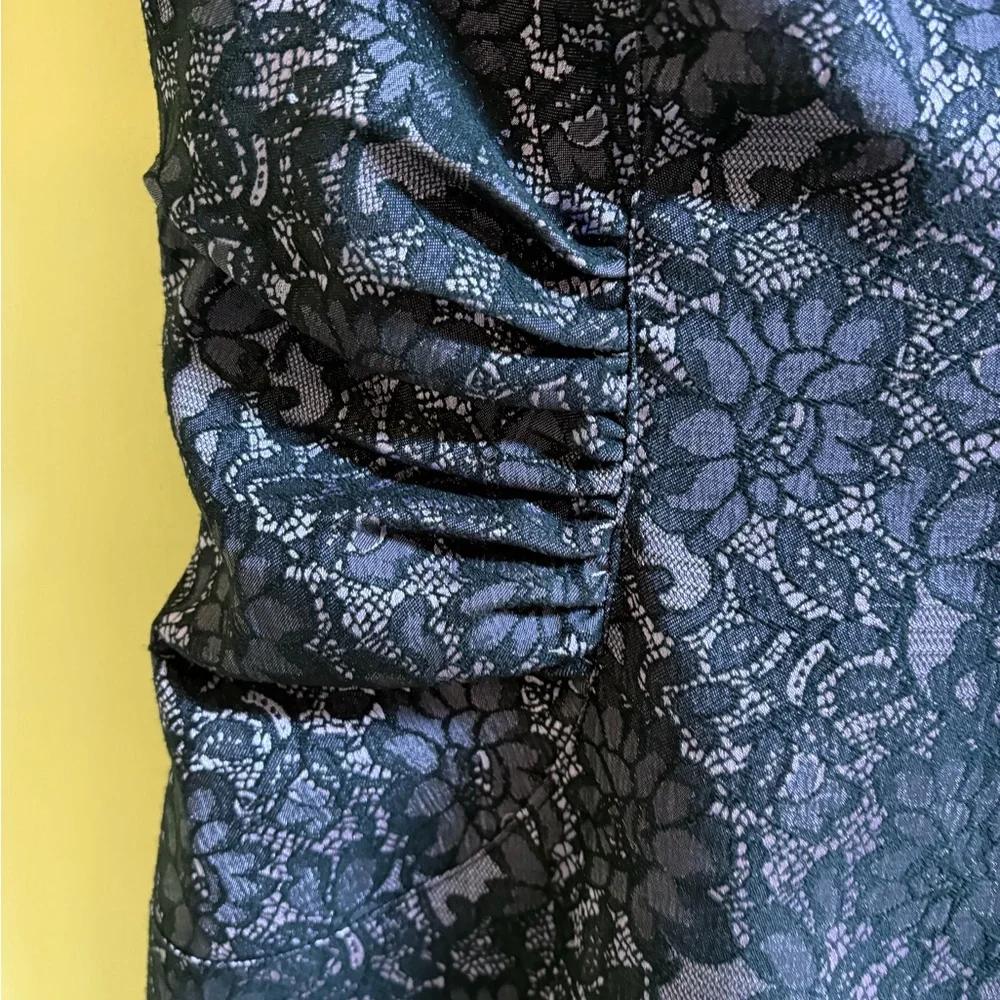 Adrianna Papell | Dresses | Sale Adrianna Papell Lavender Black Floral ...